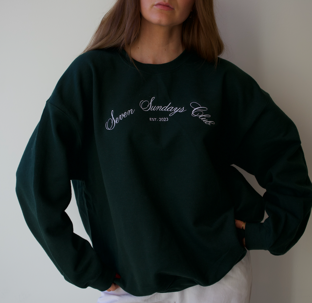 Seven Sundays Club - Green Crewneck | Seven Sundays